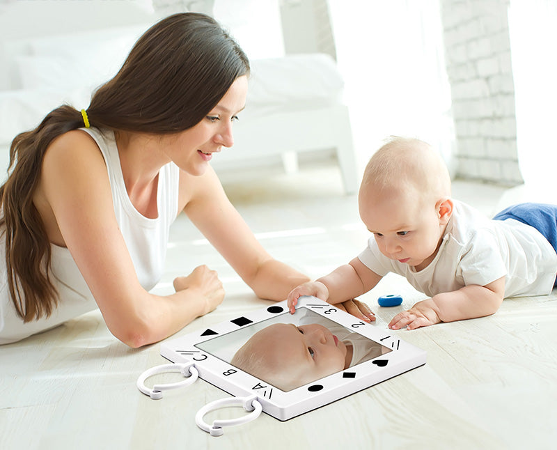 Visual & Tactile Baby Mirror - Nurture Smart