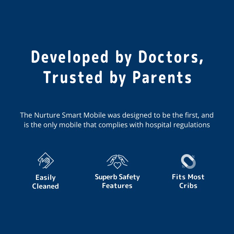 Crib Mobile - The Most Advanced & Safest Mobile Available - Nurture Smart