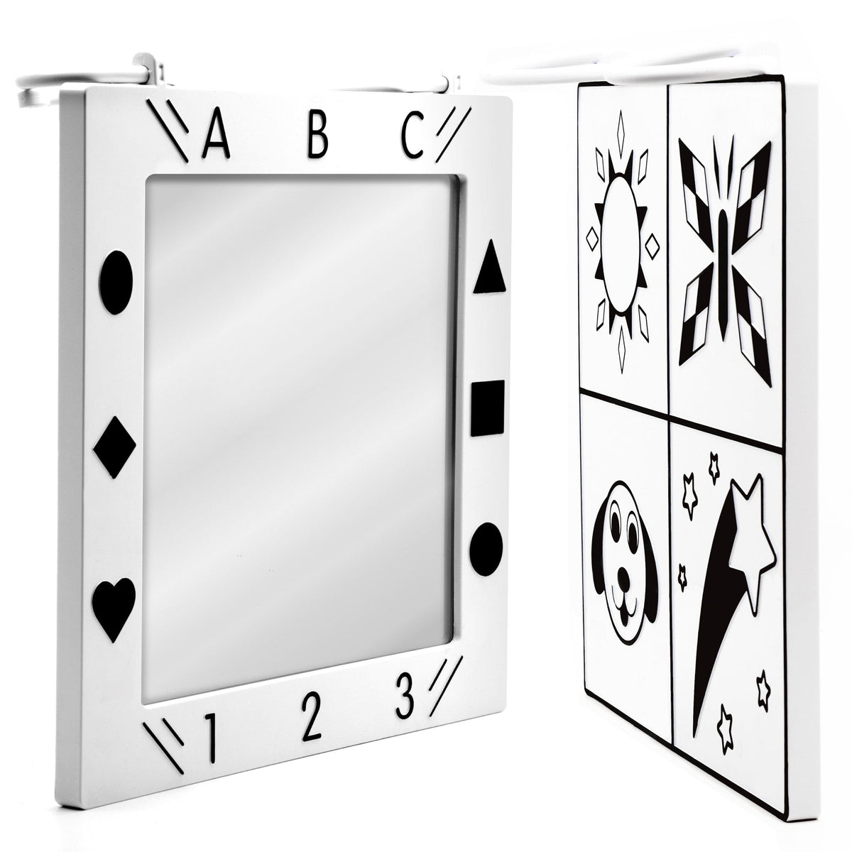 Visual & Tactile Baby Mirror – Nurture Smart